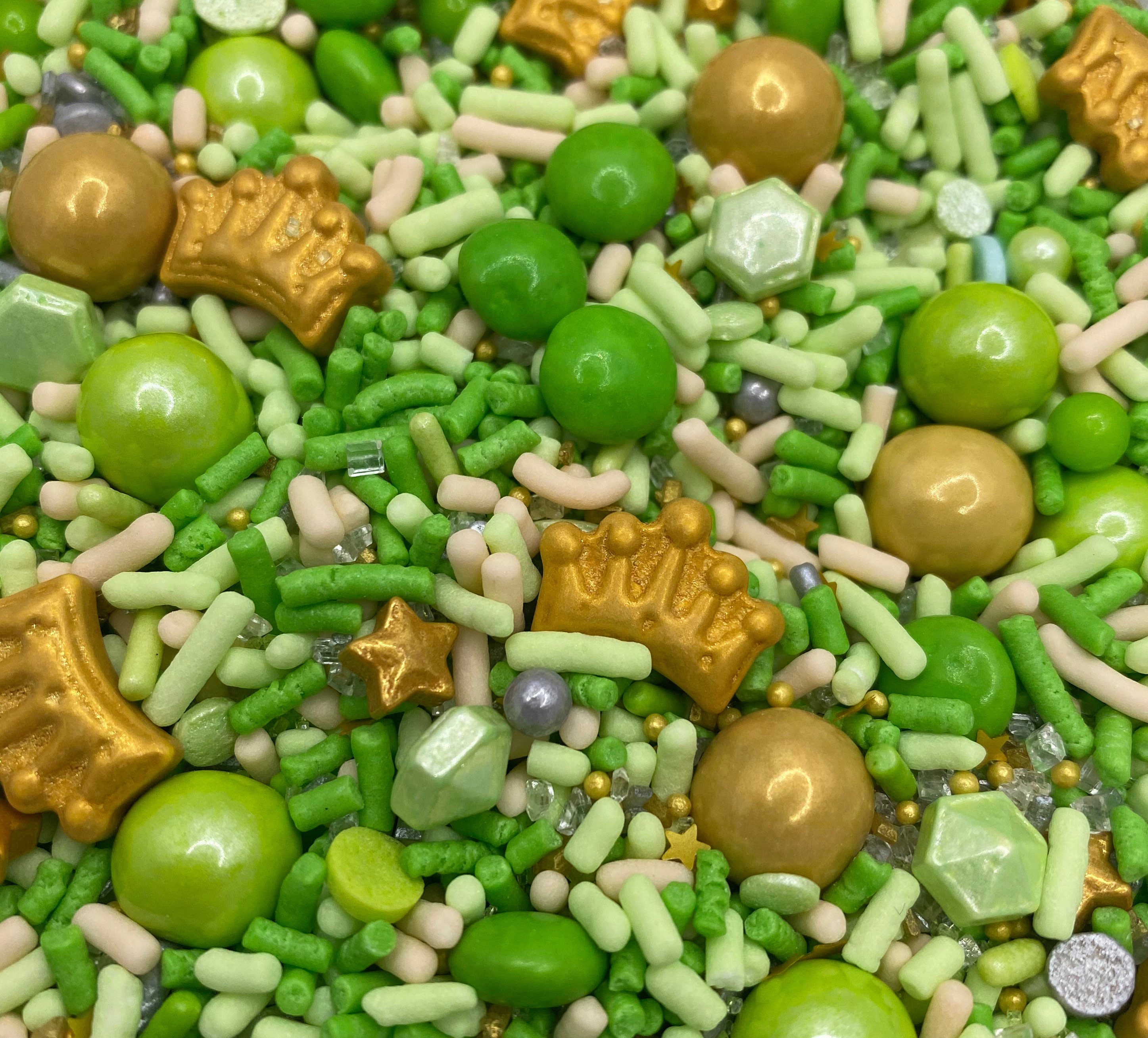 Green Princess Edible Sprinkle Mix Princess Tiana / The | Etsy