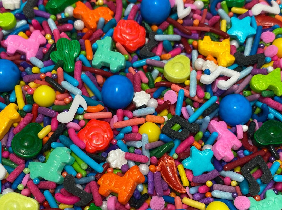 Fiesta Edible Sprinkle Mix - Etsy