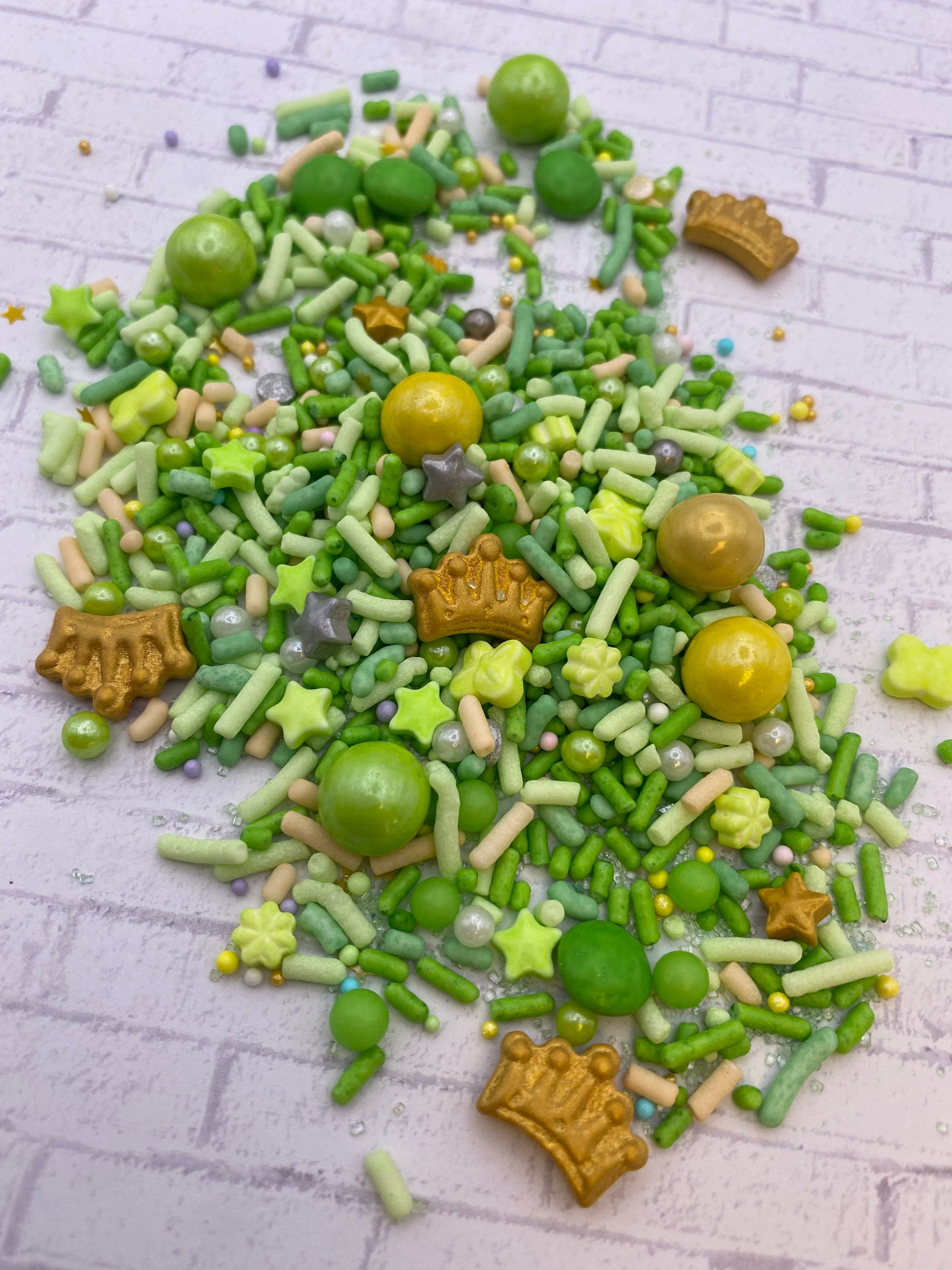 Green Princess Edible Sprinkle Mix - Etsy