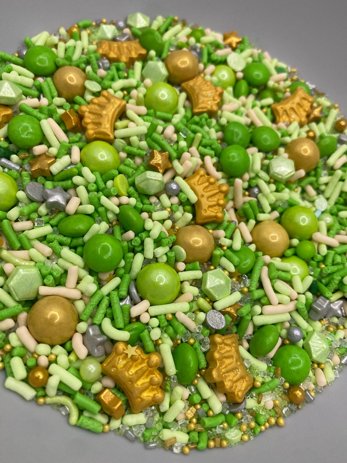 Green Princess Edible Sprinkle Mix Princess Tiana / The | Etsy