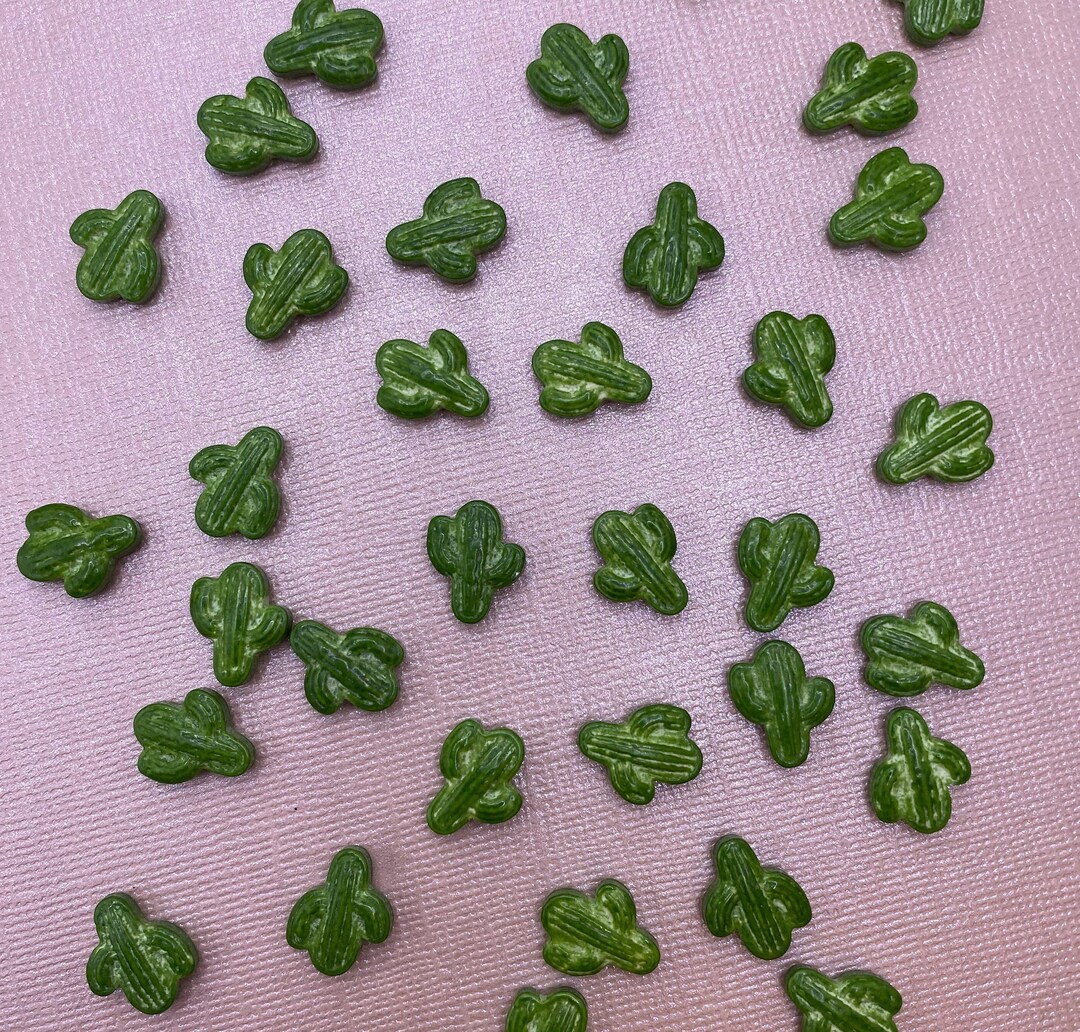 Green Cactus Edible Sprinkle Shapes - Etsy