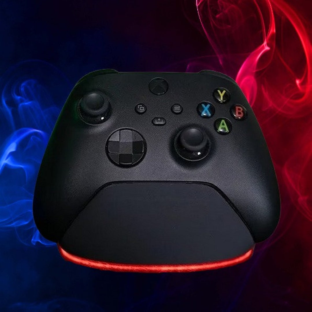 Custom Color LED Xbox Controller Stand Modern Holder for Gamers ...