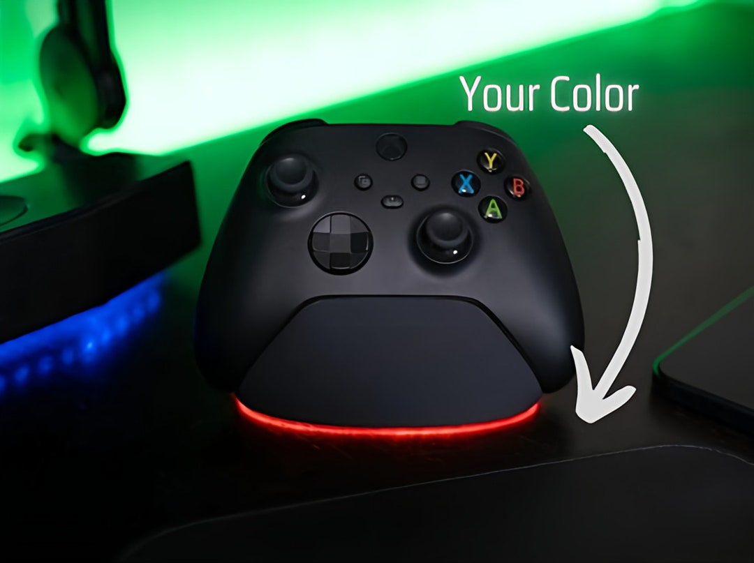 Custom Color LED Xbox Controller Stand, Personalized Xbox Stand ...