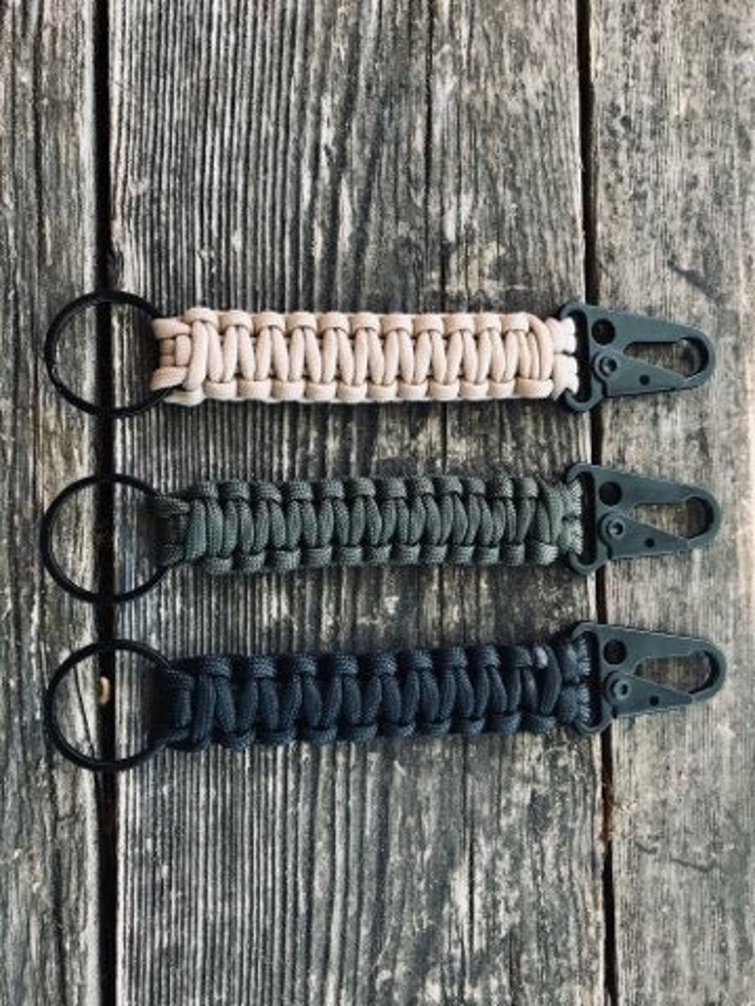 Free Next Day Shipping! Tactical HK Clip Cobra Knot Paracord Keychain ...