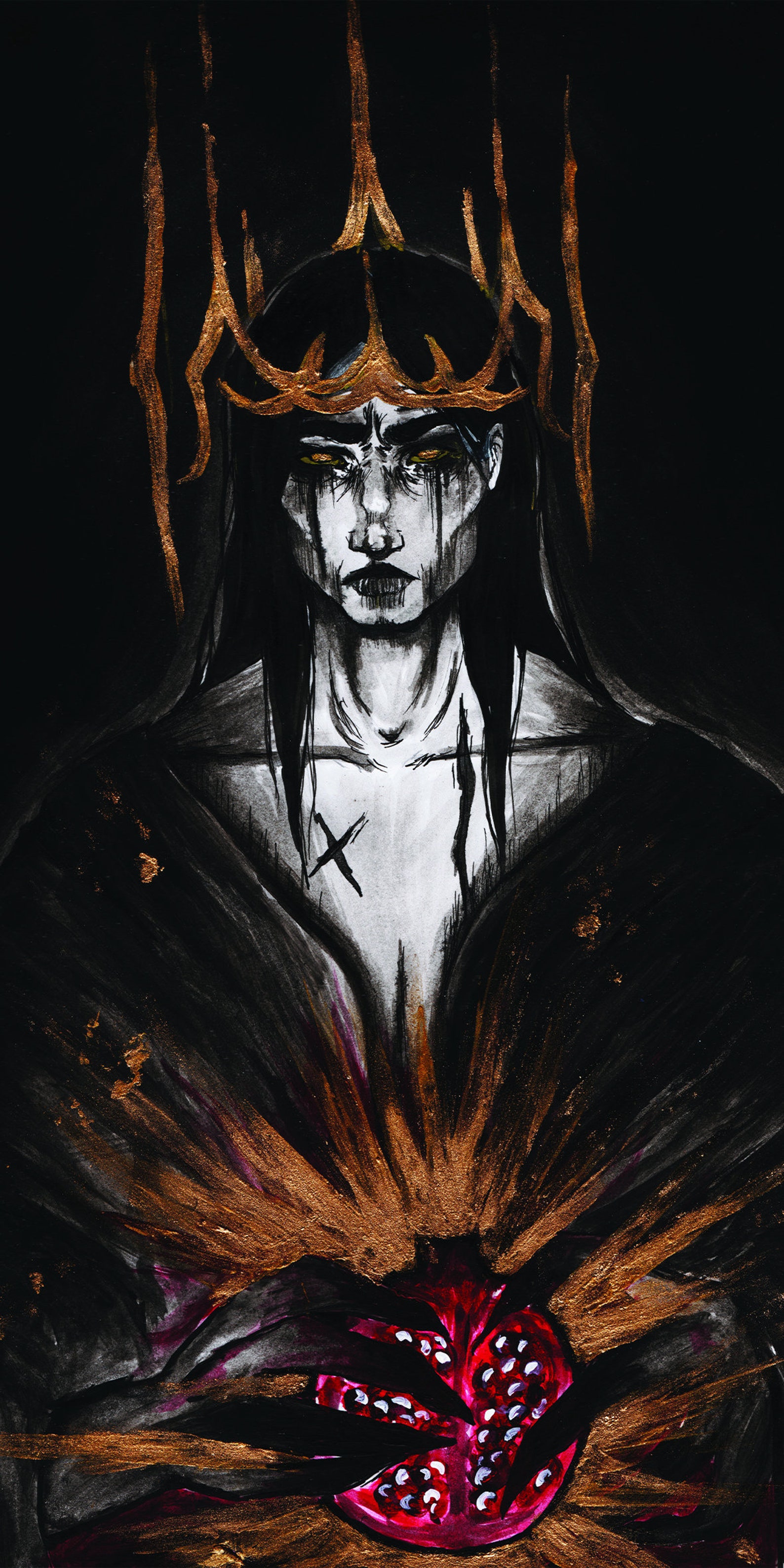 Hades ~printing ~ Bookmark ~ Greek Gods~ Representation of Hades With a ...