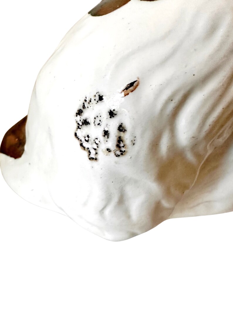 Rare Pair of Staffordshire Copper Luster Standing Spaniels or Mantle ...