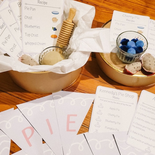 Pie Shop/ Bakery Pretend Play Printable for Kids Dramatic - Etsy