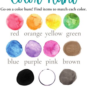 Color Resource Printables, Learning Colors, Basic Colors, Color Posters ...