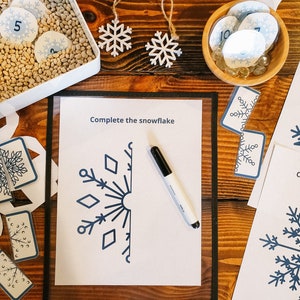 Snowflakes Themed Learning Unit, Winter Learning, Winter Activities ...