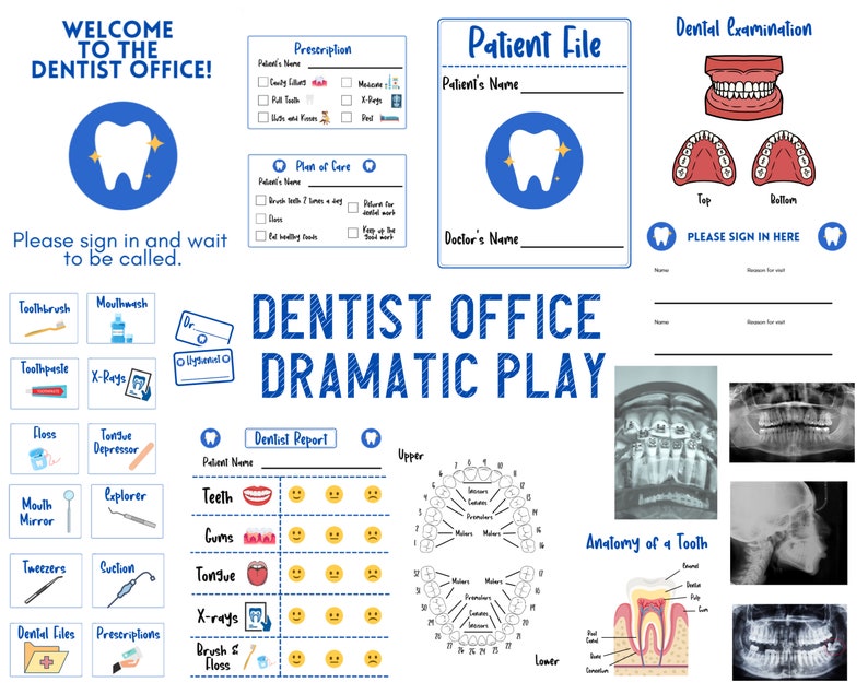 Dentist Office Dramatic Play - Etsy