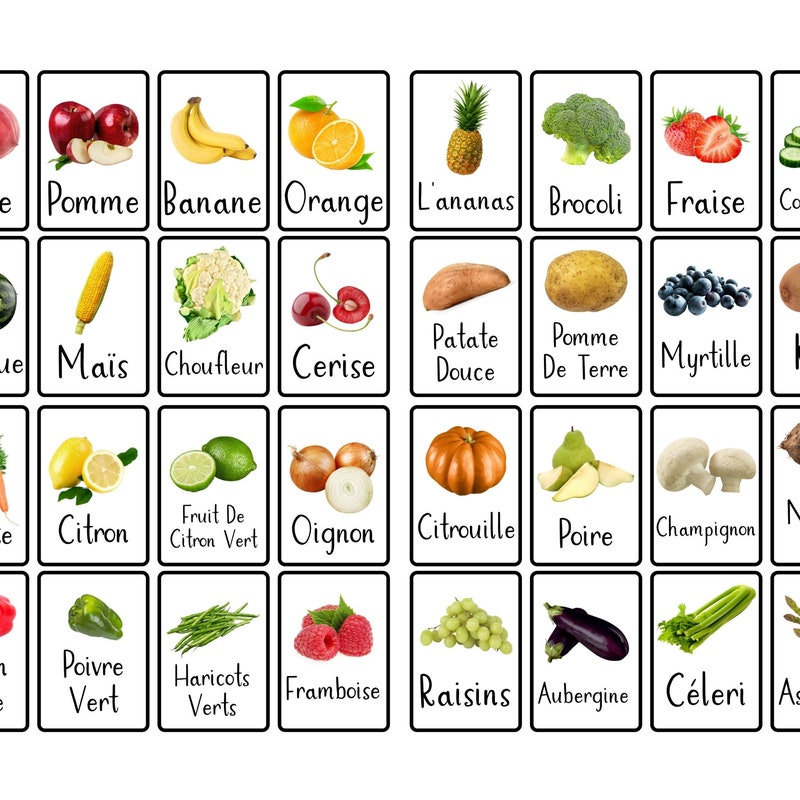 French Vegetables - Etsy