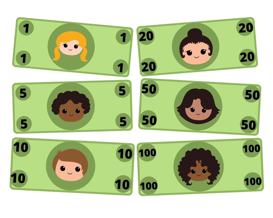 Play Money, Pretend Money, Play Cash, Play Coins, Creative Play ...