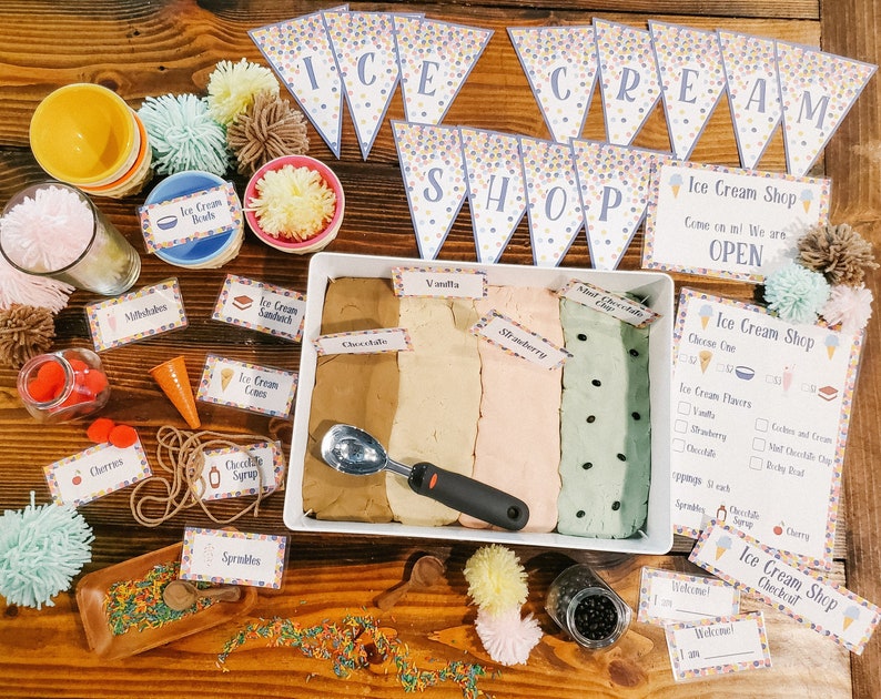 Ice Cream Shop Dramatic Play - Etsy
