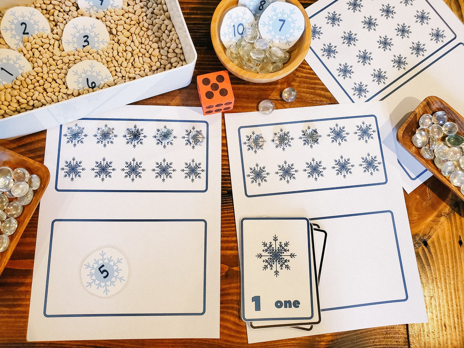 Snowflakes Themed Learning Unit, Winter Learning, Winter Activities ...