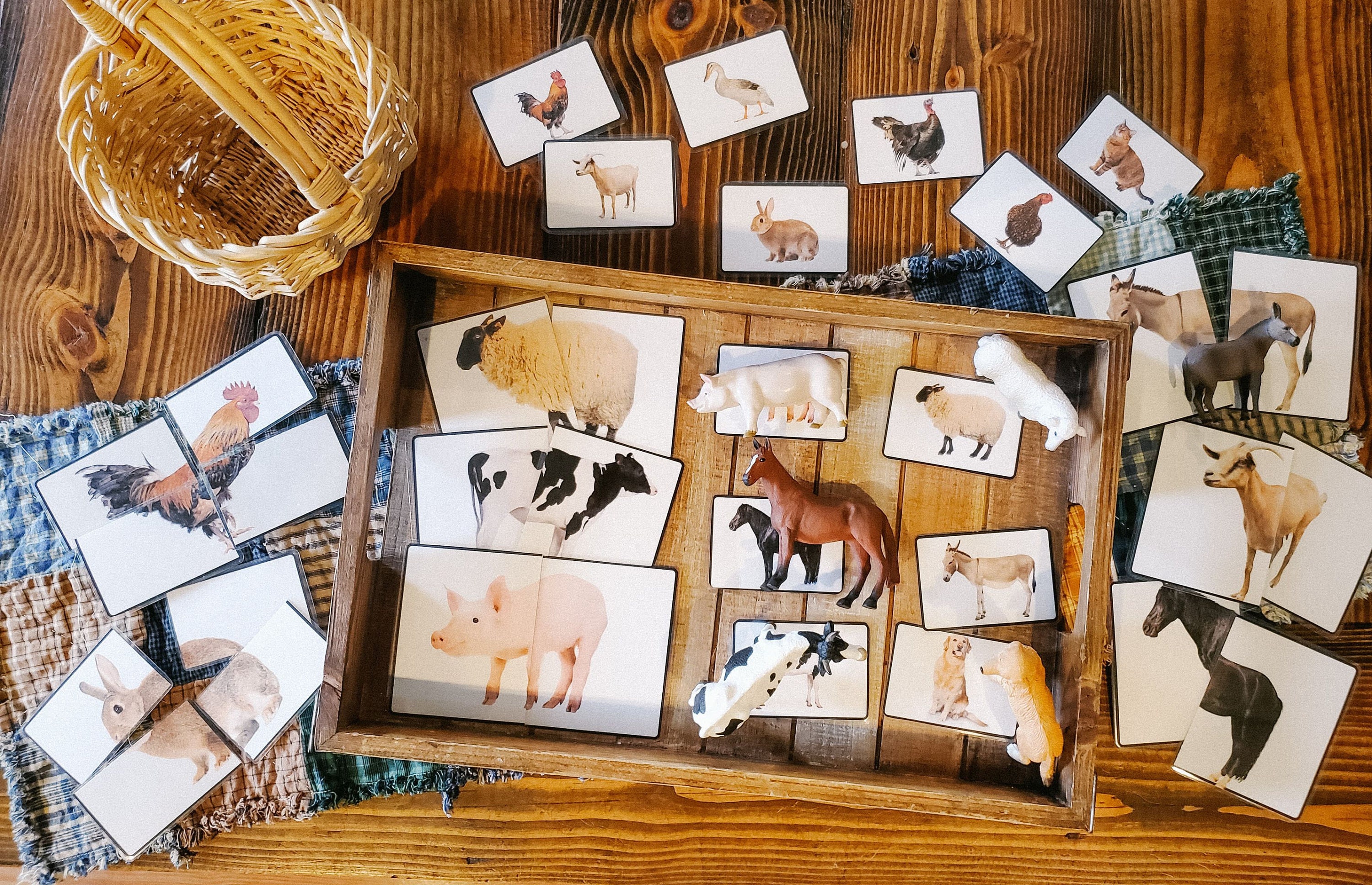 Farm Animal Flashcards, Animal Matching, Farm Animal Learning, Farm ...