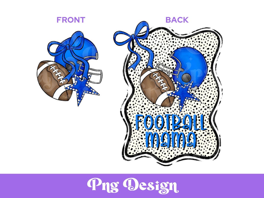 Checkered Football PNG, Shirt Design, Hand Drawn, Game Day, Coquette ...