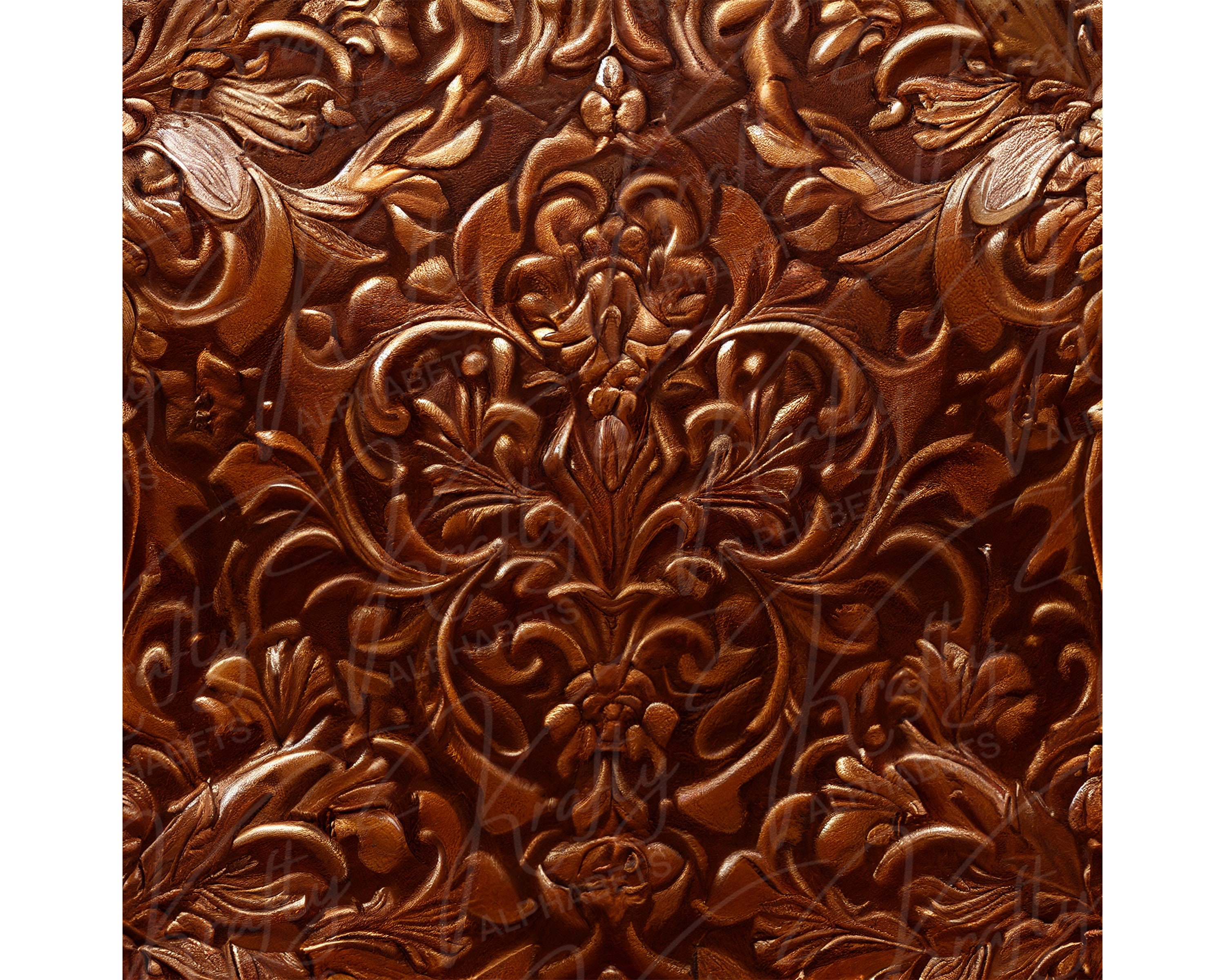 Tooled Leather Digital Paper Backgrounds Western Cowgirl - Etsy