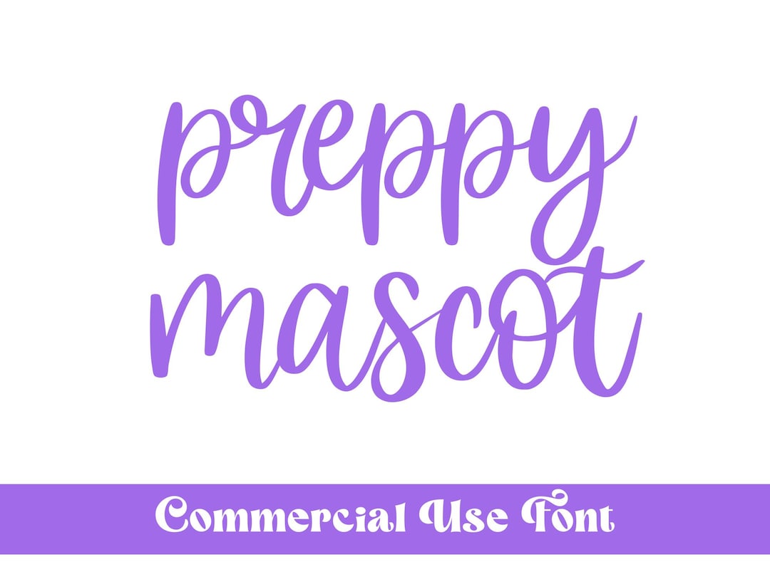 Preppy Script Font, Commercial Use, Font, Make Your Own Alpha Sets ...