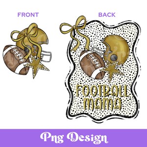 Checkered Football PNG, Shirt Design, Hand Drawn, Game Day, Coquette ...