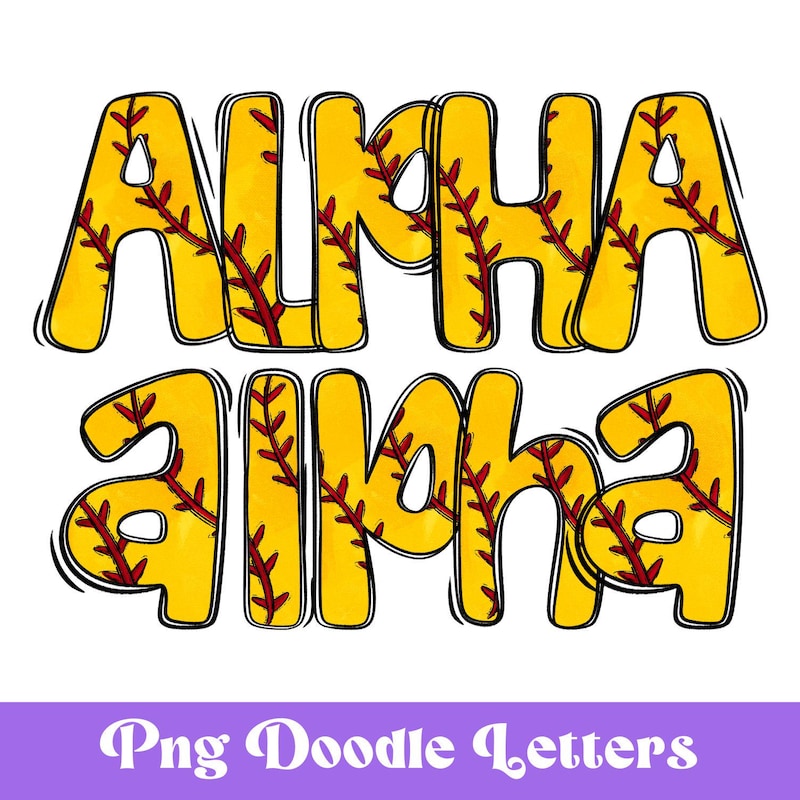 Softball Letters - Etsy