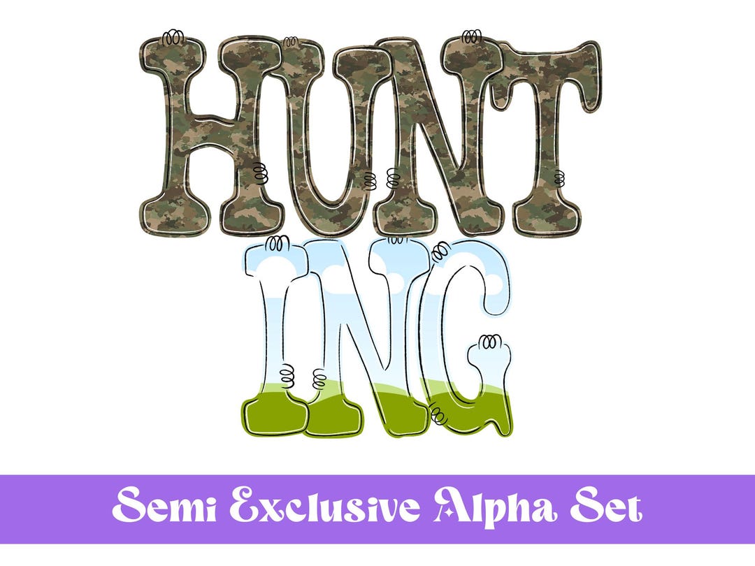 Semi Exclusive Hand Drawn Alphabet Sublimation Letters: Commercial Use ...