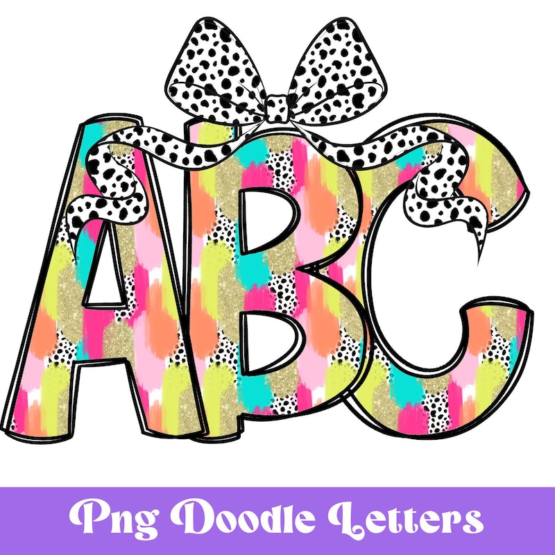 Doodle Alphabet - Etsy