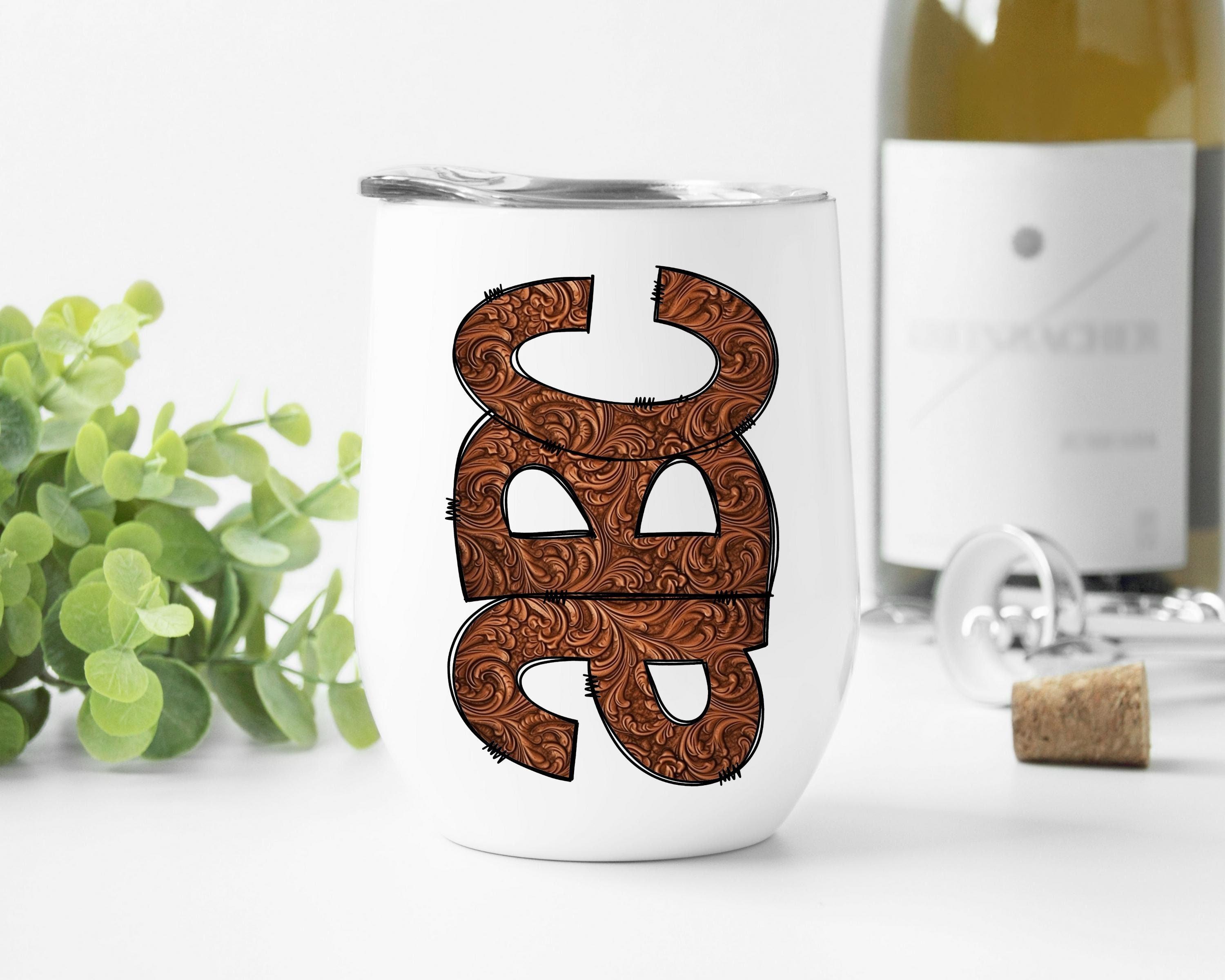 Tooled Leather Doodle Letters, Western Alphabet Clipart, Sublimation ...