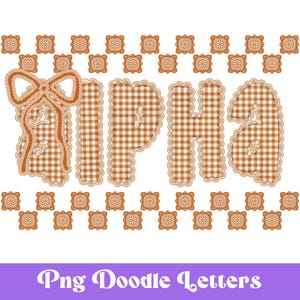 Preppy Lace Alpha Set, Alphabet Clipart, Sublimation Letters, Digital ...