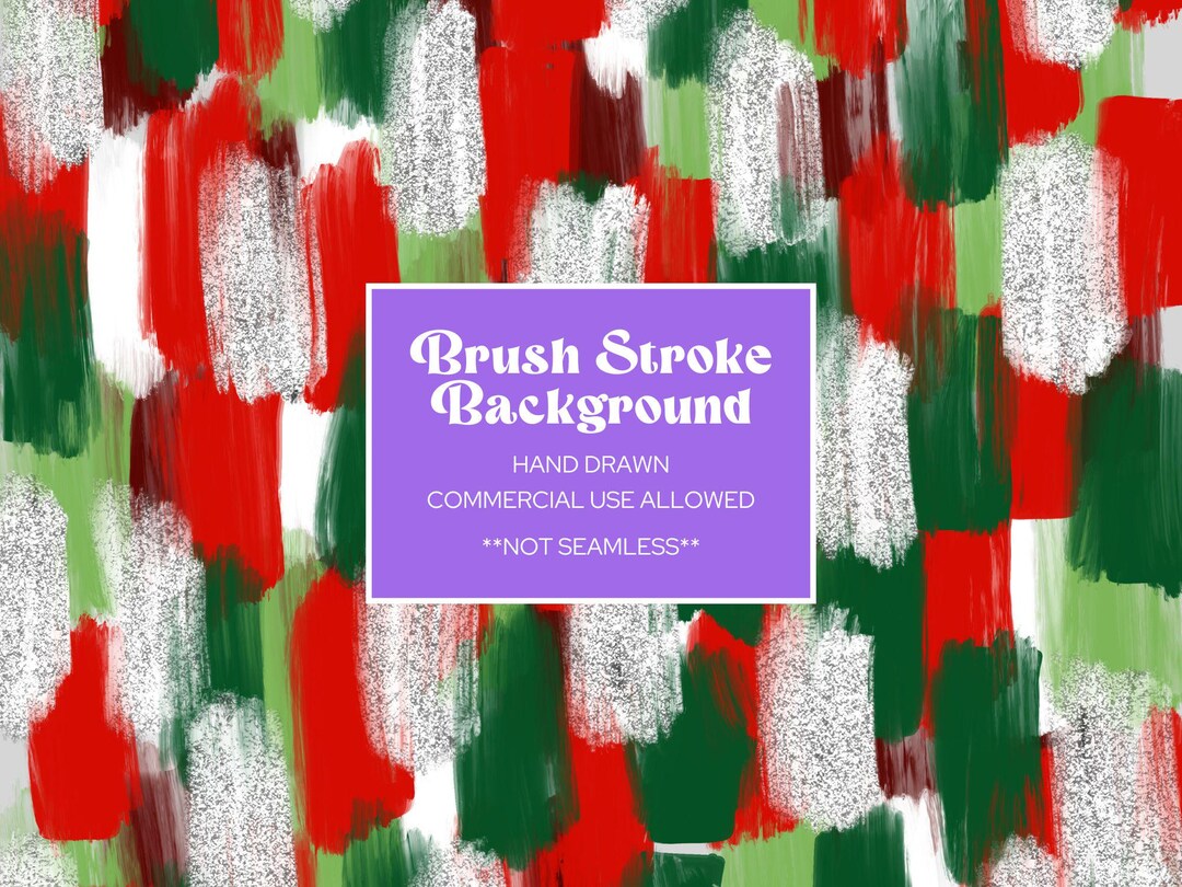 Hand Drawn Messy Paint Brush Stroke Background, Sublimation, Instant ...