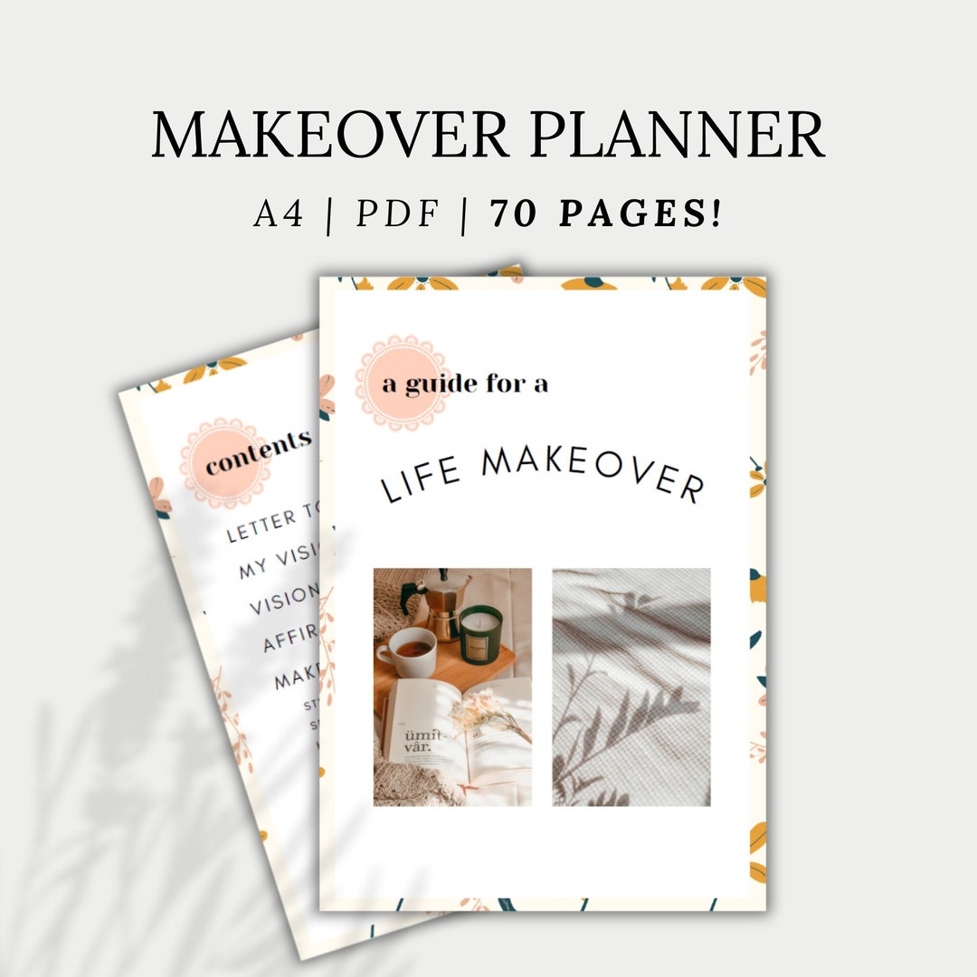 Makeover Planner, Becoming Her Workbook, New You | Vision, Action ...