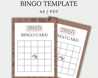 Goal Setting Vision Board - Bingo Card - Etsy