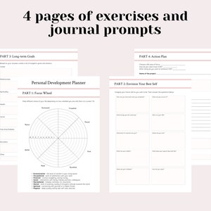 Personal Development & Dream Life Planner A4 PDF - Etsy