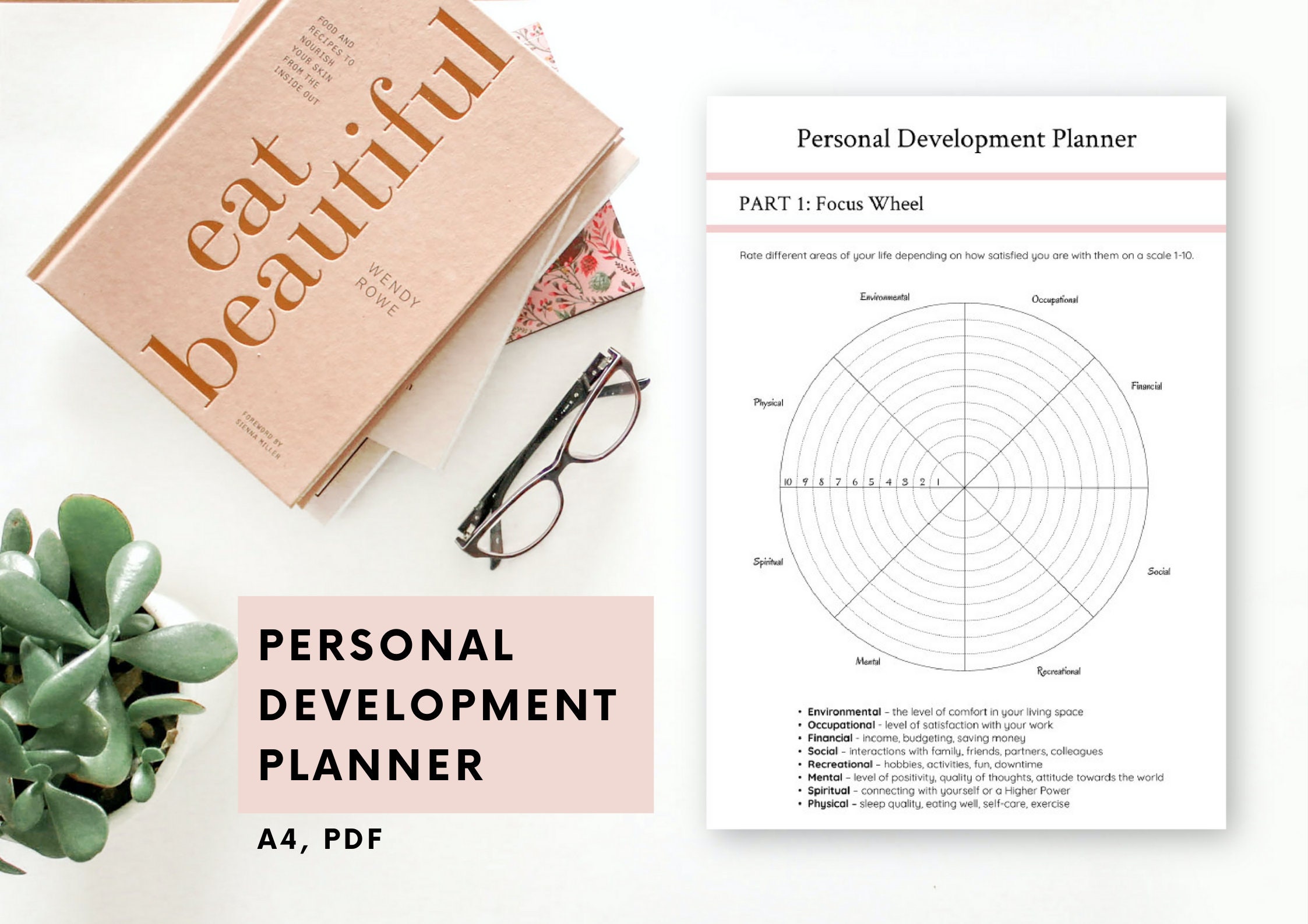 Personal Development & Dream Life Planner A4 PDF - Etsy