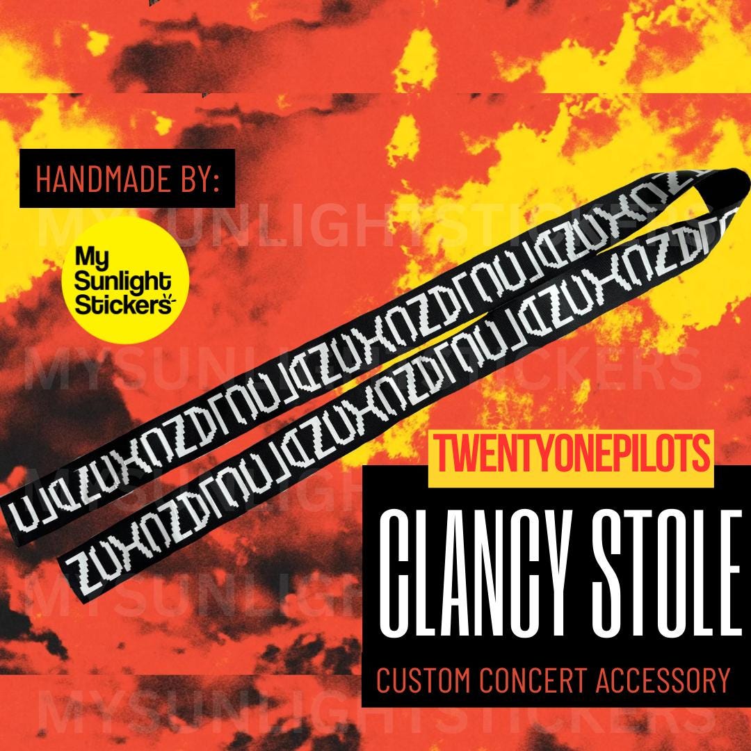 Clancy Stole Twenty One Pilots Tour 2024 Clancy Costume Sash Tyler ...