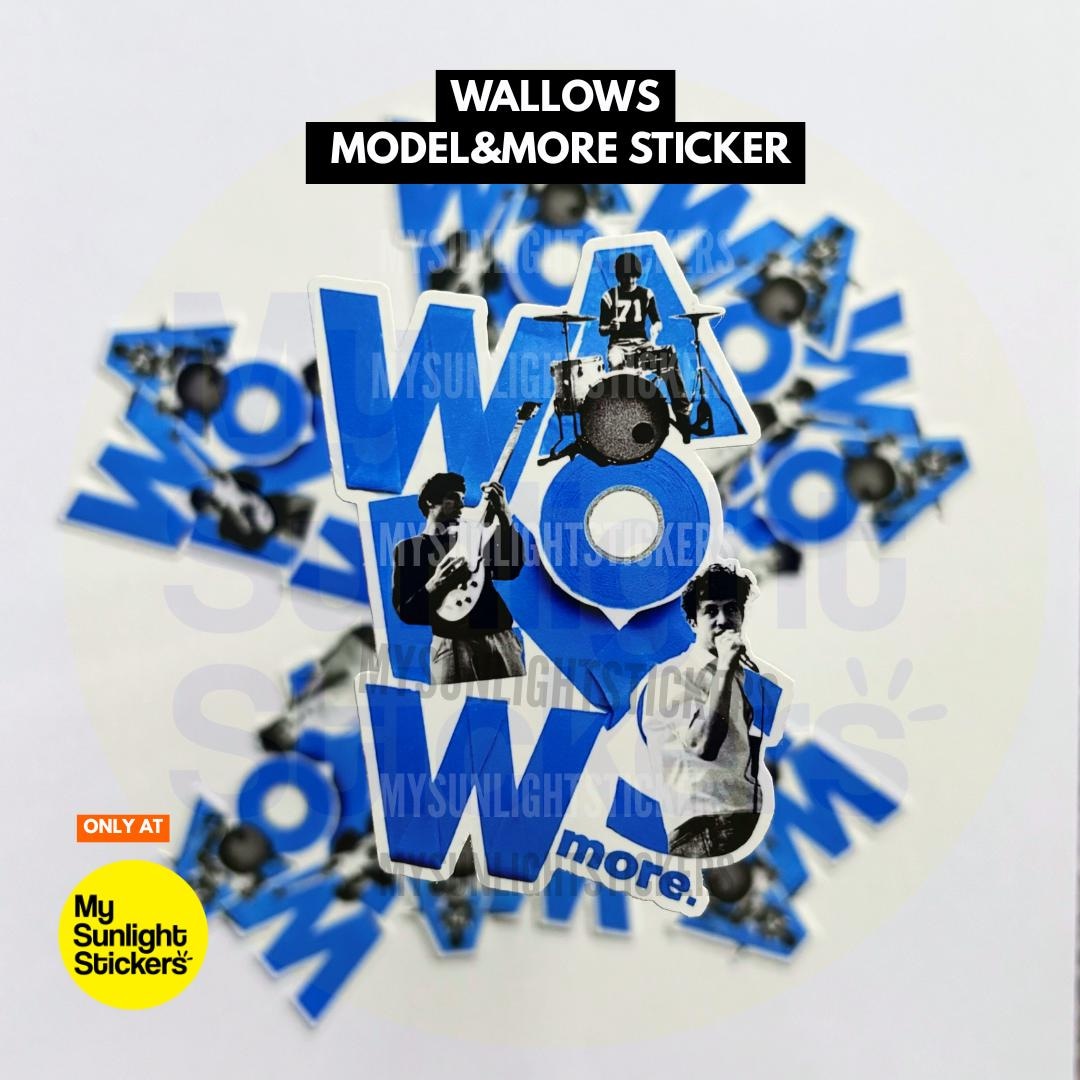 Wallows Model and More Sticker Tour Merch 2025 Wallows USA - Etsy
