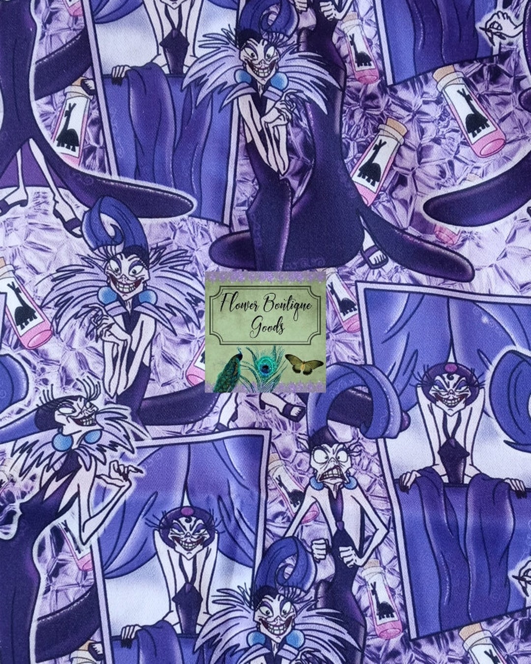 100% Cotton Woven/ Yzma/ Emperor's New Groove/ Tumbler/ Mask/ 9"×14" - Etsy