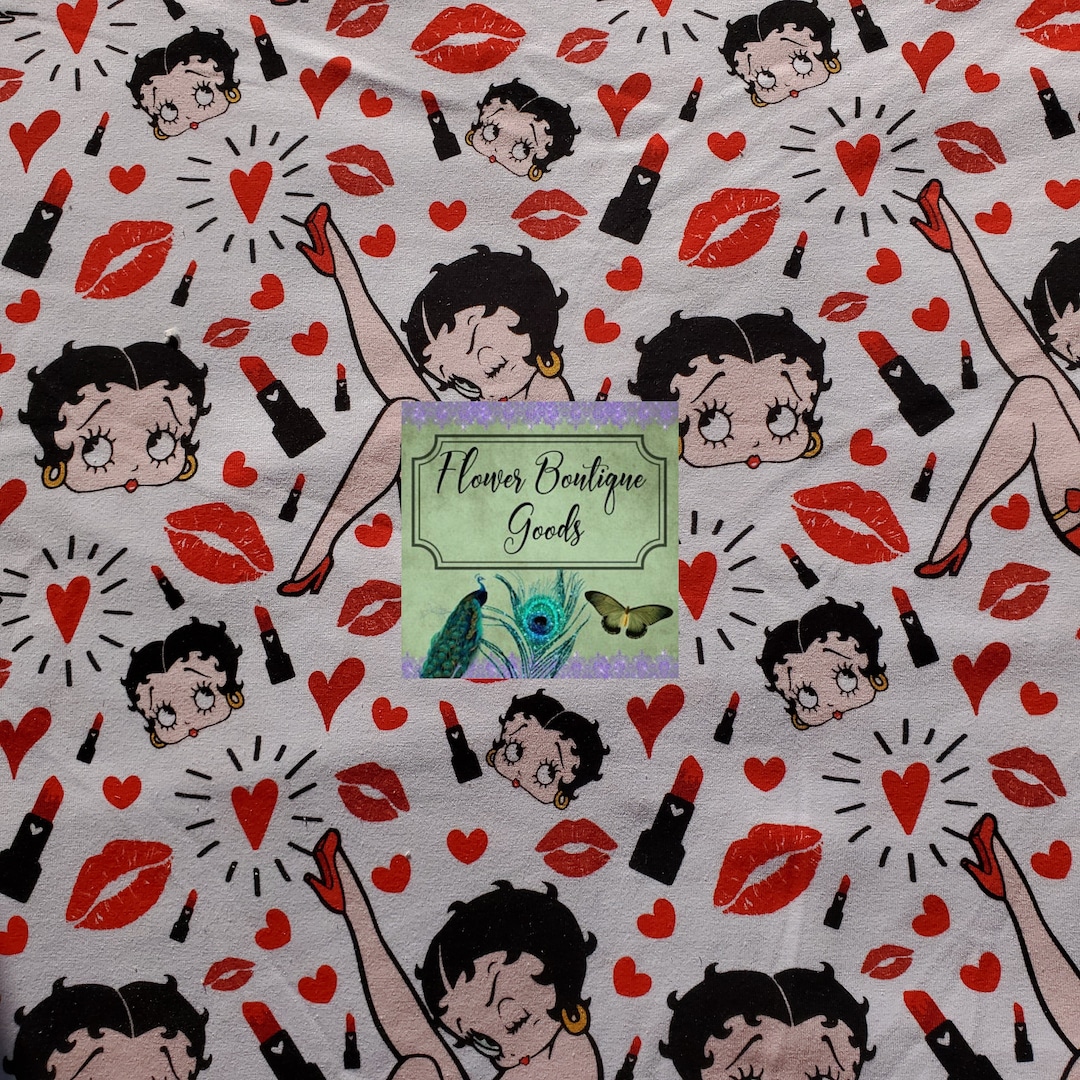 Betty Boop/ Tumbler/ Mask/ Fabric Cuts/ 9"×14"/ CL - Etsy