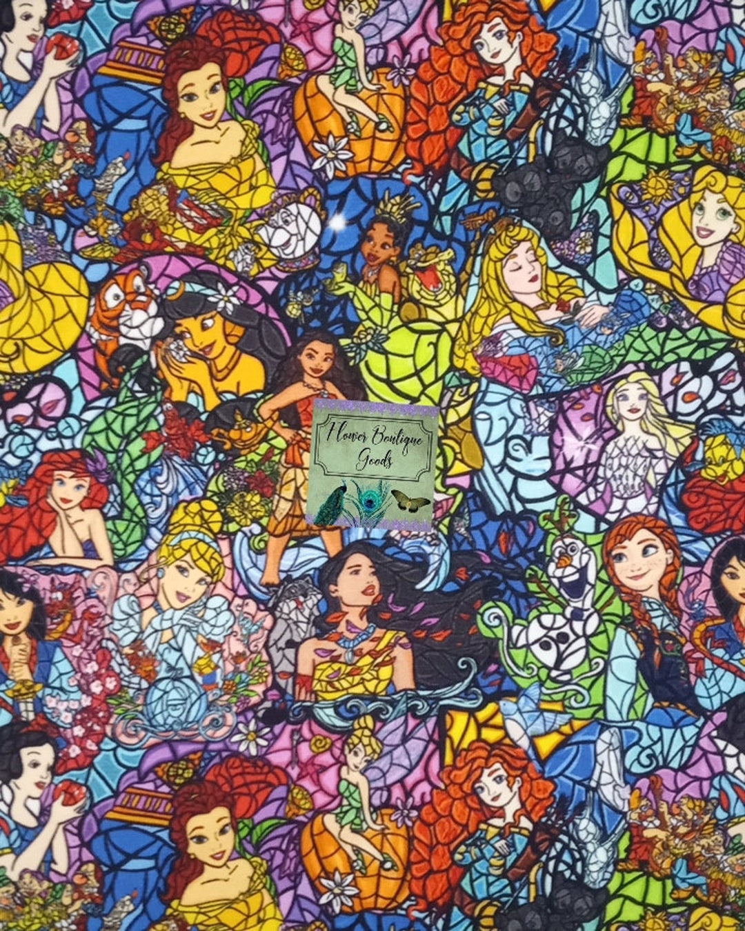 Disney/ Princess/ Stain Glass/ - Etsy