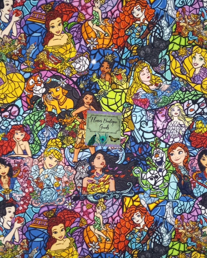Disney/ Princess/ Stain Glass/ - Etsy