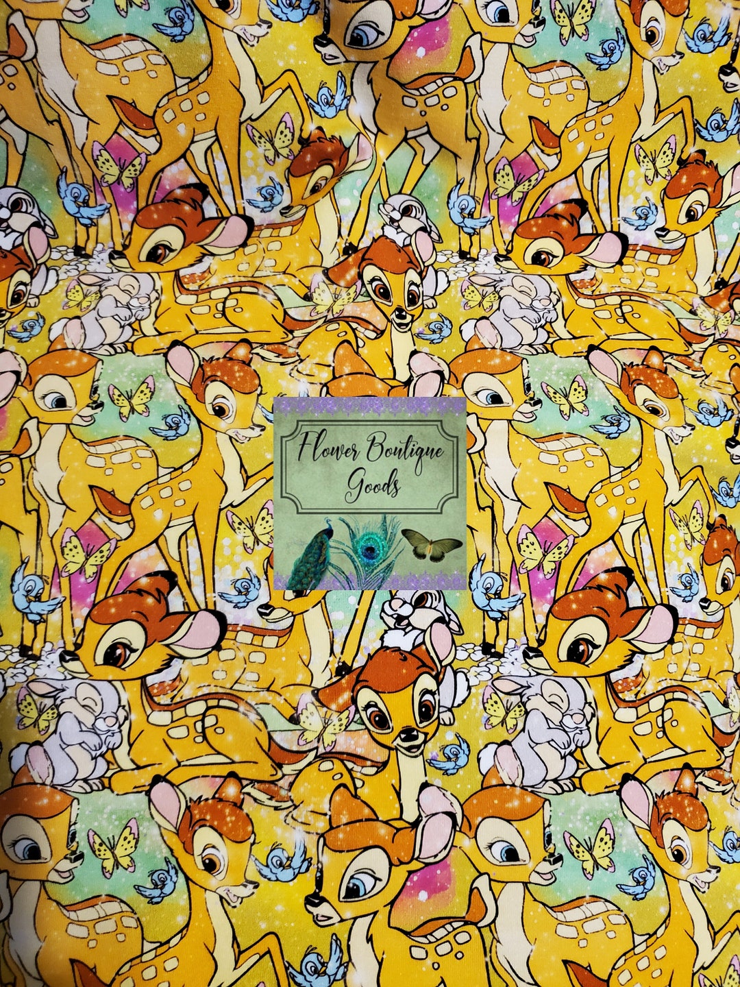 Bambi/ Disney/ Tumbler/ Mask/ Fabric Cut/ 914/ CL - Etsy