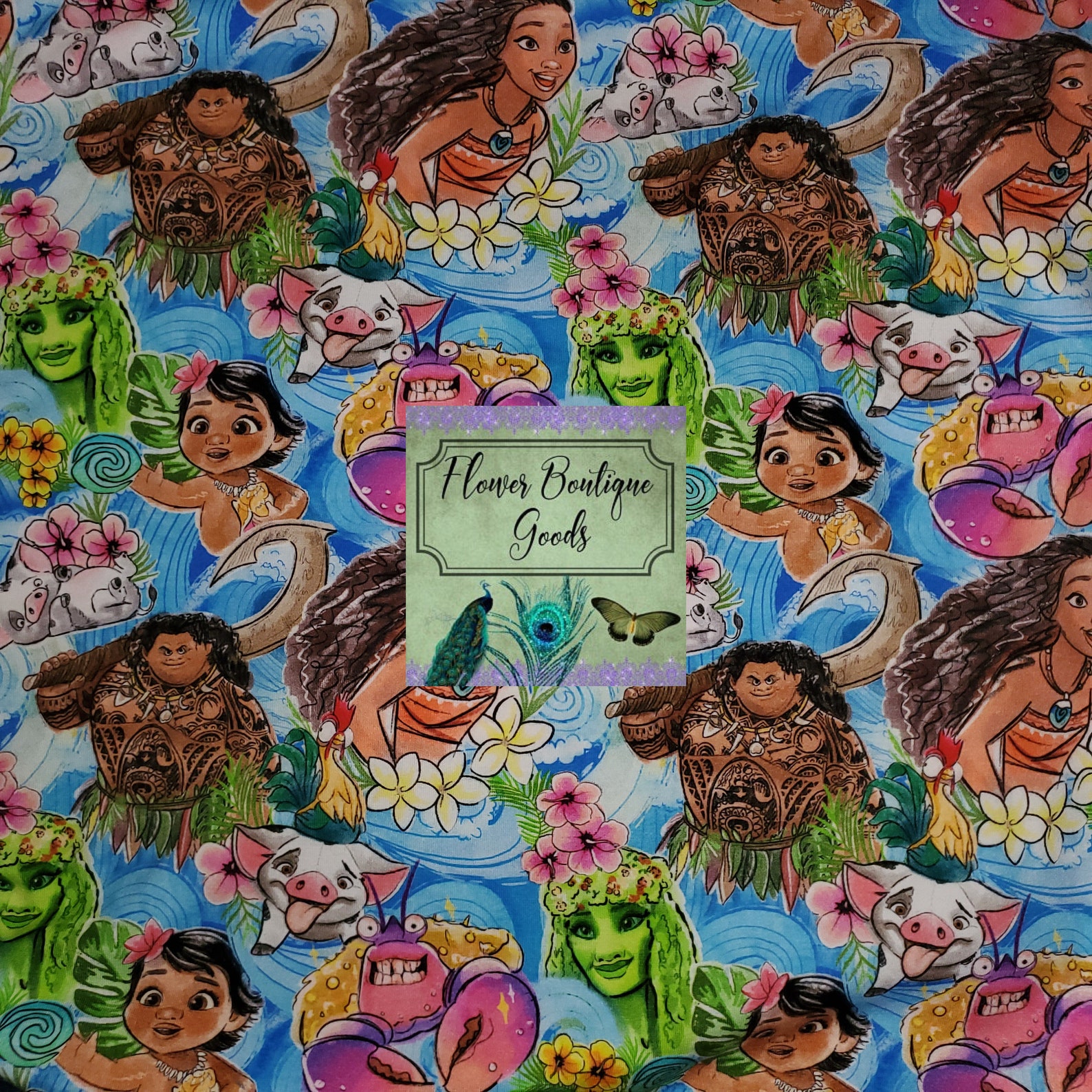 Moana/Maui/ Tamatoa/Pua/ Te Fiti/ Tumbler/Mask/ Fabric Cut/ | Etsy
