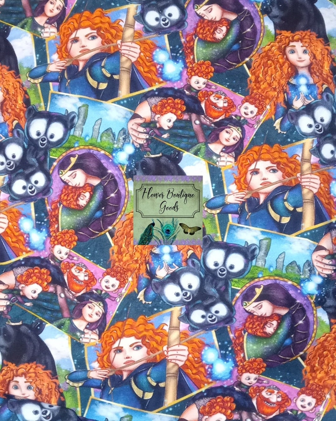 Brave/ Merida/ Queen Elinor/ King Fergus/ Harris/ Hubert/ Hamish/ 9"×14 ...