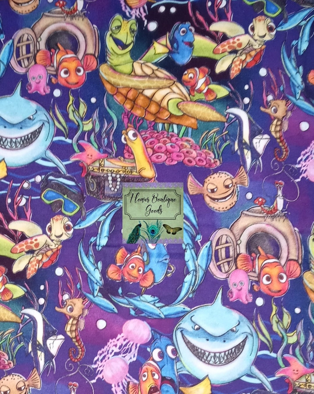 Nemo/ Dory/ Marlin/ Bruce/ Crush/ Squirt/ Tumbler/ Mask/ Fabric Cut ...