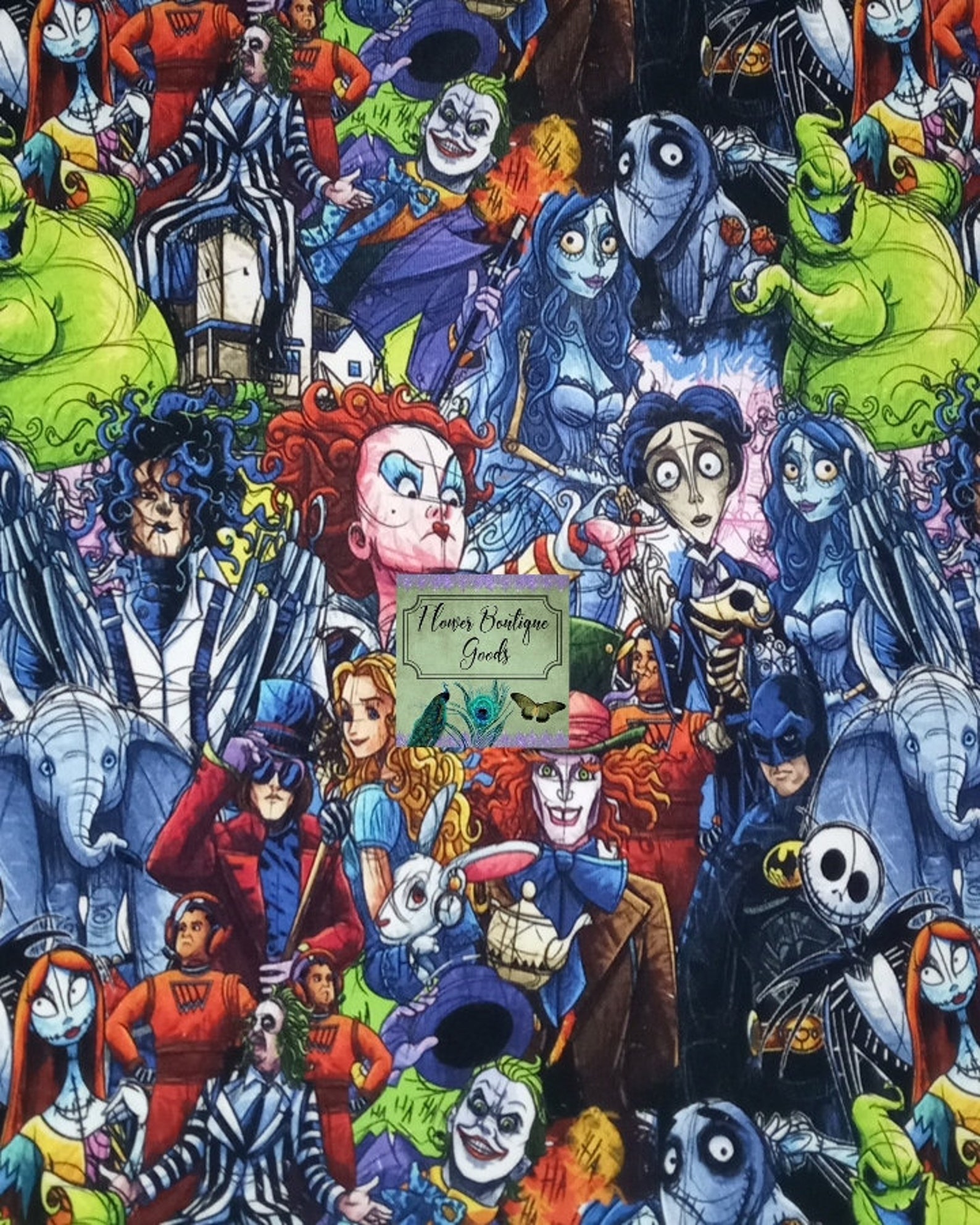 Tim Burton/ Beetlejuice/ Jack Skeleton/ Alice in Wonderland/ - Etsy UK