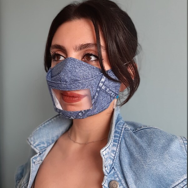 Transparent Face Mask for Teacher - Etsy