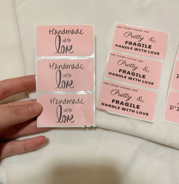 Pink Pretty Label