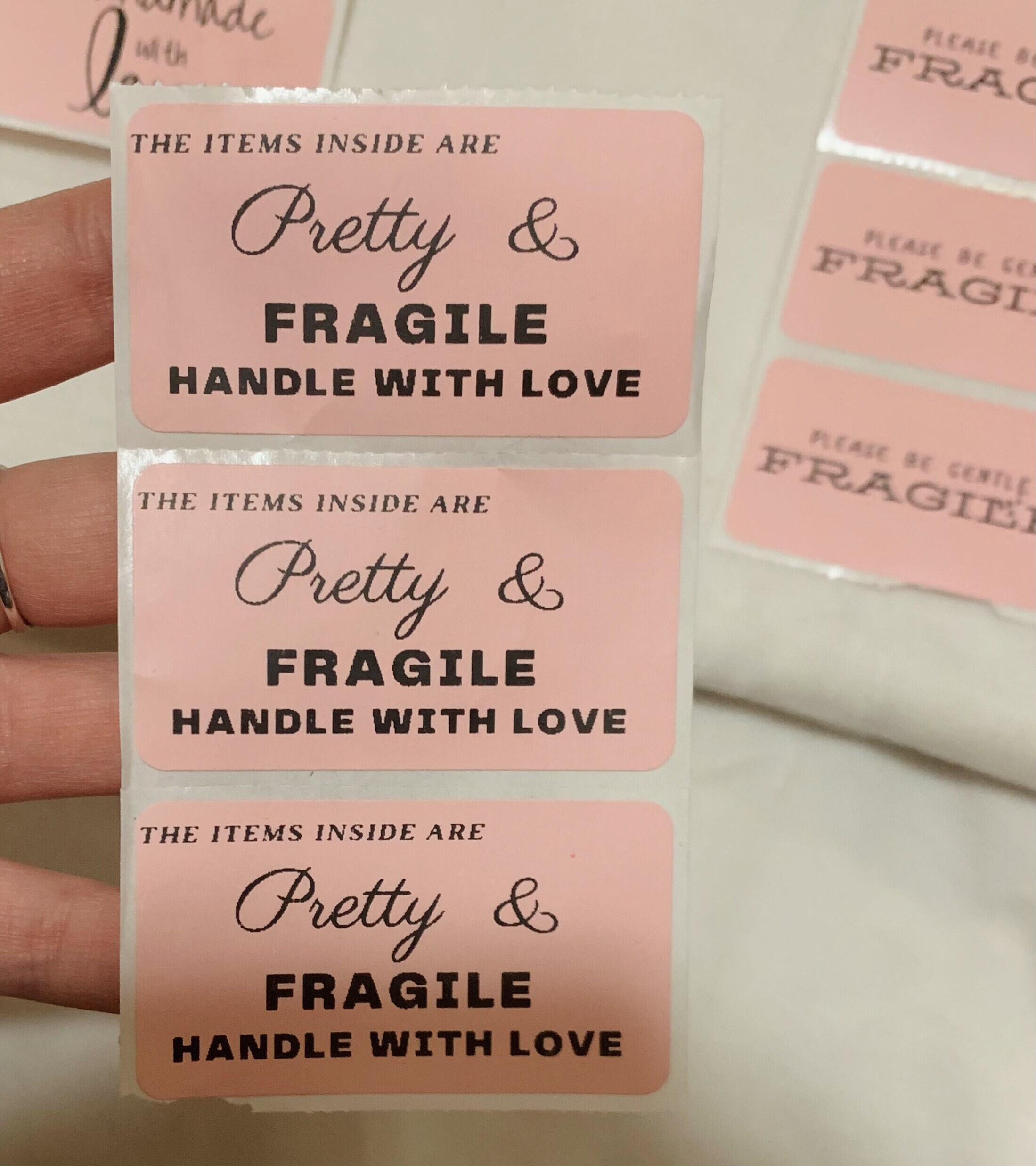 Pink Pretty Label
