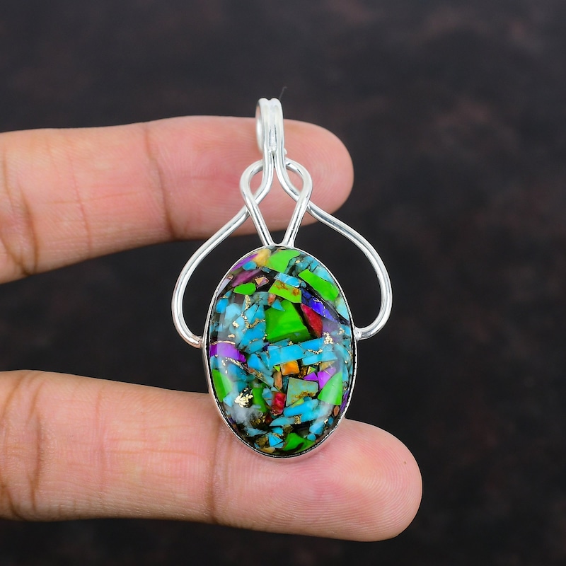 Turquoise Pendant - Etsy