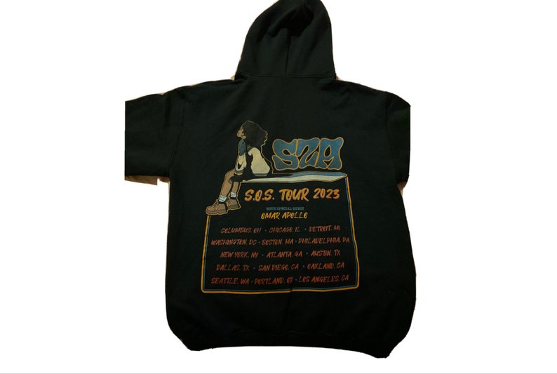 SZA SOS Tour Hoodie - Etsy