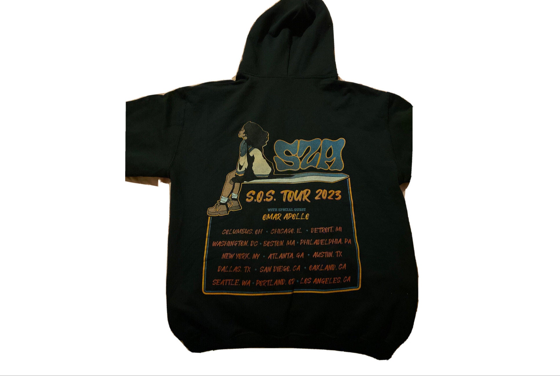 SZA SOS Tour Hoodie - Etsy